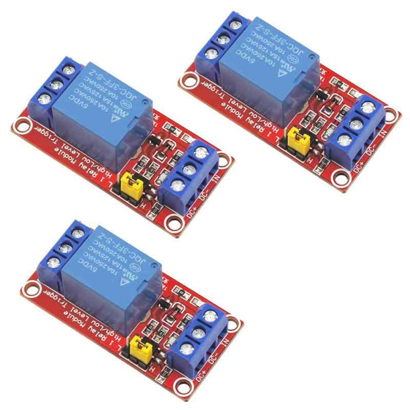 WayinTop リレーモジュール 1チャンネル DC 5V 高低レベル トリガー 継電器モジュール開発ボード フォトカプラ付き 3個入り作動電圧：5V；最大荷重：AC 250V / 10A、DC 30V / 10A；こちらのモジュールを使...