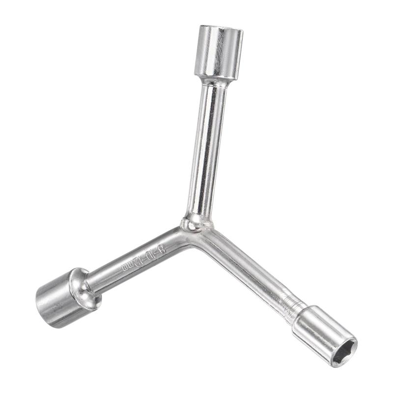 CoCud Y型3ウェイソケットレンチ、Y型六角スパナ 修理工具 - (用途:自転車整備・修理用) 役立つヒント --- 各レンチソケットにはサイズが印刷されているので、簡単に識別できます。 3 方ソケットレンチサイズ ---ソケット サイ...