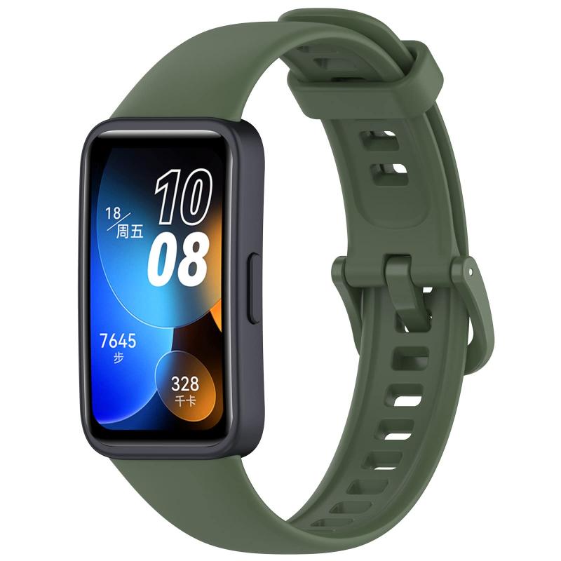 [XIHAMA] シリコン素材 for Huawei Band9 / Huawei Band8 対応 軽量 ファーウェイ 交換バンド スポーツバンド 替えベルト 柔らかい スマートウォッチ ストラップ対応機種：Huawei Band 9 /...