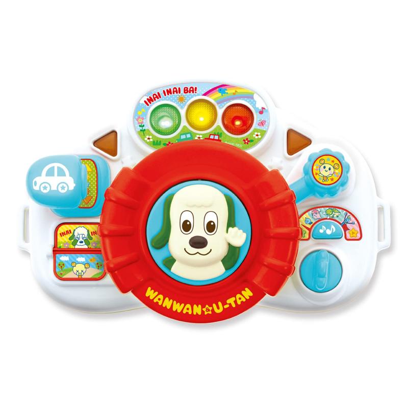 ジョイパレット(JOYPALETTE) ワンワンとうーたん ワンワンとおでかけ NEW しんごうピカピカハンドルお子様の好奇心と集中力を育む手の遊びとしかけがいっぱいのハンドルガードあり、なし、どちらのベビーカーにも簡単取り付け楽しいおしゃ...