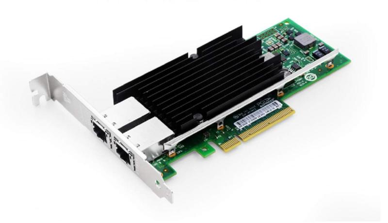 10GbEイーサネットサーバー LANカード X540T2 デュアルRJ-45 ポート PCIe x 8 コンバージドネットワークアダプター インテルX540-BT2チップ対応 OEM Packagingコントローラー：intel X540...