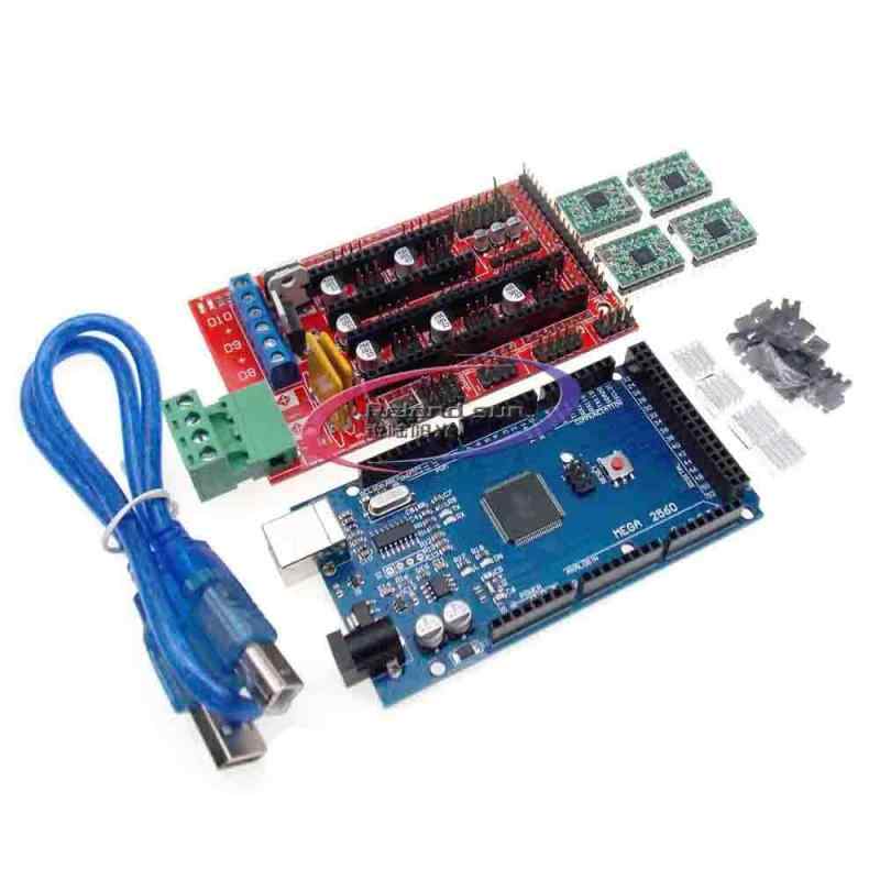 RAMPS 1.4 Controller with A4988 Stepper Driver Module Reprap MendelPrusaRAMPS 1.4 Controller with A4988 Stepper Driver M...