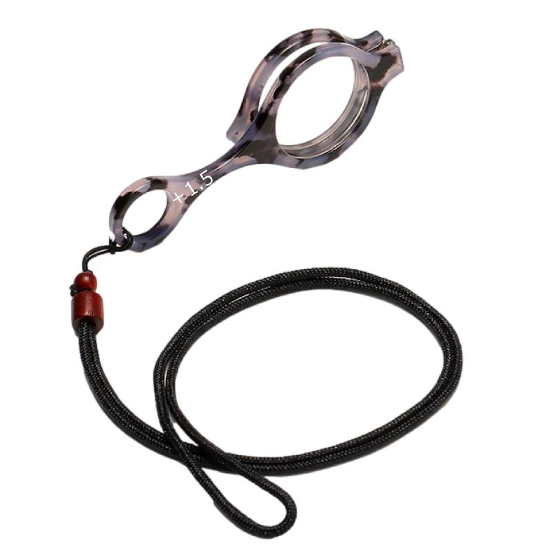 Sugarello ペンダントルーペ 首掛け 携帯用 ネックレス 拡大鏡 ルーペ眼鏡 ペンダント ルーペメガネ ルーペネックレス おしゃれ 折り畳み レディース プレゼントペンダントタイプのおしゃれなルーペ、拡大鏡です。視力の低下が進行して...