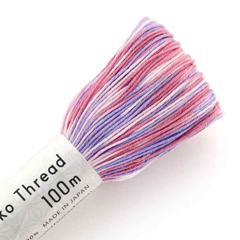 オリムパス製絲 刺し子糸 SashikoThread 100m カラフル col.192糸長:100m素材:コットン100%色番:カラフル 192番色シリーズ:Sashiko Thread 100m