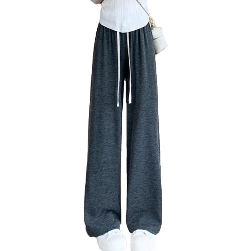 [Foravana] ロングパンツ ワイドパンツ スウェットパンツ レディース スポーツウェア フレアパンツ ヨガパンツ トレーニング スラックス ハイウエスト 美脚 着痩せ 体型カバー 無地 ゆったり ✦【吸湿速乾&amp;通気性】生地感...