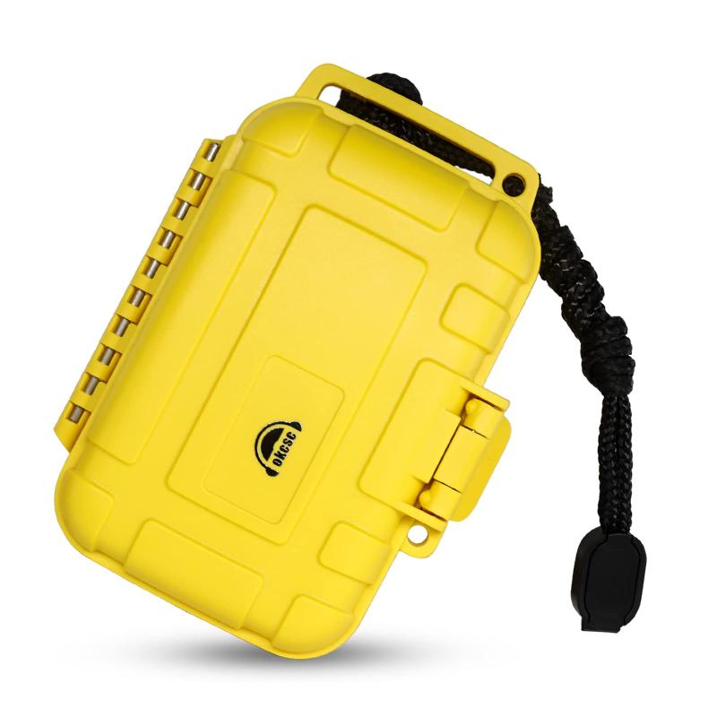 okcsc EZB05 イヤホンケース ハードケース 収納ポーチ 小物 有線イヤホン ケーブル 収納 防水 防塵 防震 耐衝撃【多機能収納】外形寸法：132*100*40mm。保管にも携行にも便利なコンパクトサイズを実現。持ち運びの際にカバ...