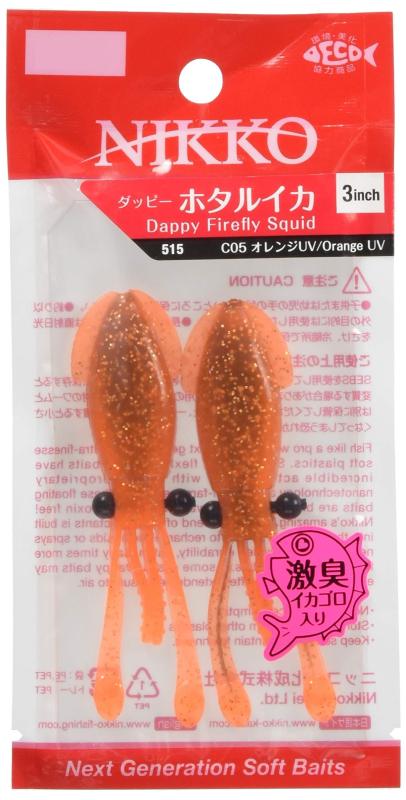 NIKKO KASEI(ニッコー化成) ワーム ダッピー ホタルイカ 3インチ