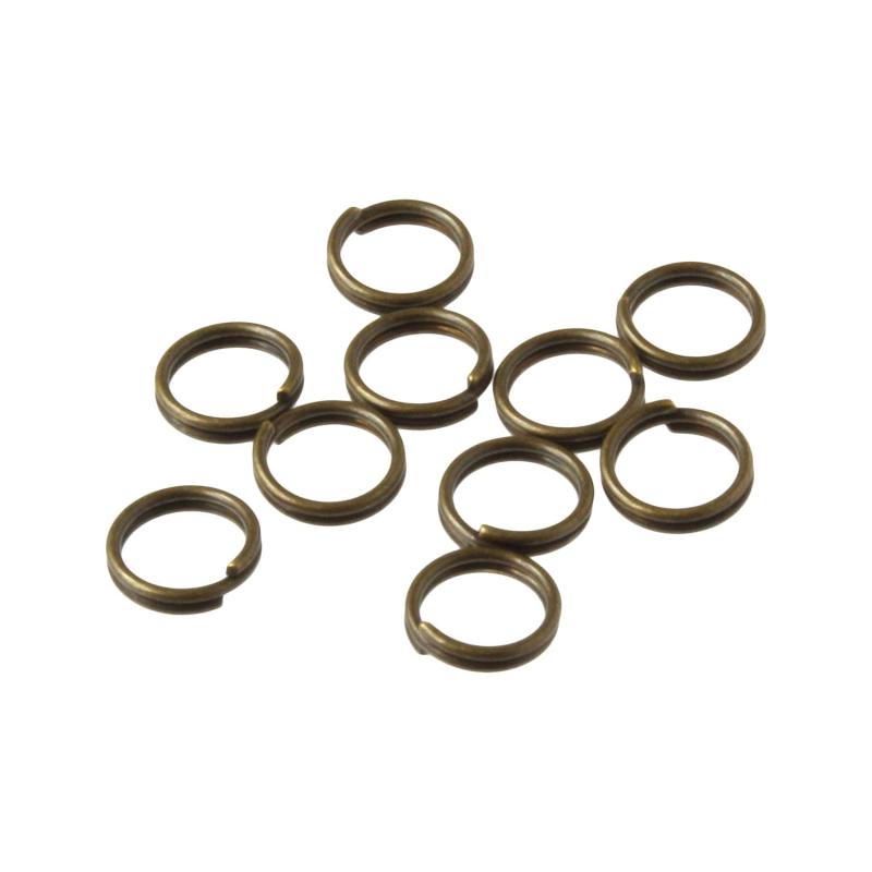 NBK アクセサリー用二重リング 外径約6mm 10個入