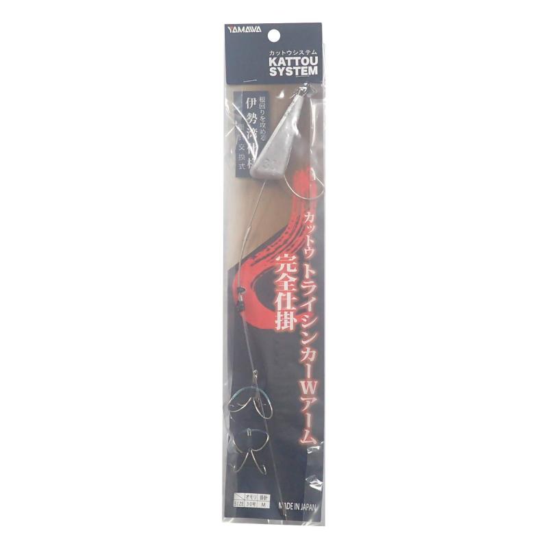 ヤマワ産業(Yamawa Sangyo) カットウトライシンカー Wアーム完全仕掛 No.351436 30号-Mサイズ:オモリ30号/掛針M日本製