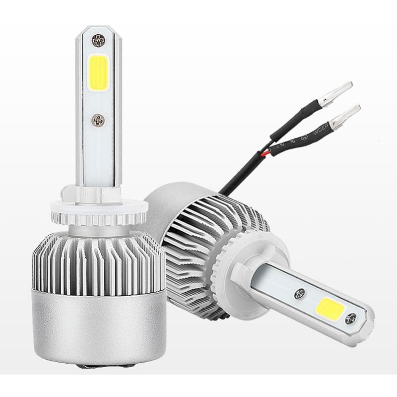 BoomBoost 880 881 H27 自動車LEDヘッドライト電球 車検対応72W 8000LM ハロゲHIDキセノンバルブ 12V/24V兼用 2個セットサイズ：88*33mm（H*W）LED数: 2個LED用途：ヘッドライト、フォ...