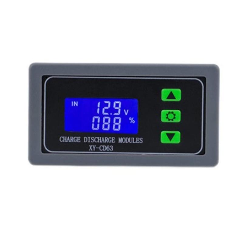 Dovhmoh XY-CD63 CD63 30A バッテリー充電制御モジュール フルパワーオフバッテリープロテクター 低電圧パワープロテクター設定ボタン: 短く押すと、現在設定されているパラメータが表示されます。 設定ボタンを長押ししてパラ...