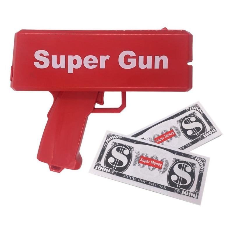 Cherry Toys マネーガンキャッシュキャノン (レッド) Super Money Gun Red材料：ABS樹脂 サイズ：19*17*8.2cm 重さ：480g100枚の紙幣を贈呈します電池：4*AA電池（含まれていません）「フラワ...