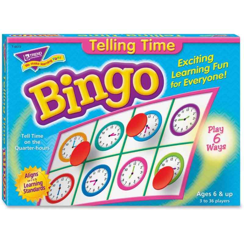 トレンド 英単語 ビンゴゲーム 時刻を言おう Trend Telling Time Bingo Game T-6072ビンゴカードサイズ : 約 16.5 cm x 約 23 cm対象年齢 : 6歳以上プレイ人数 : 3~36名6通りの遊び...