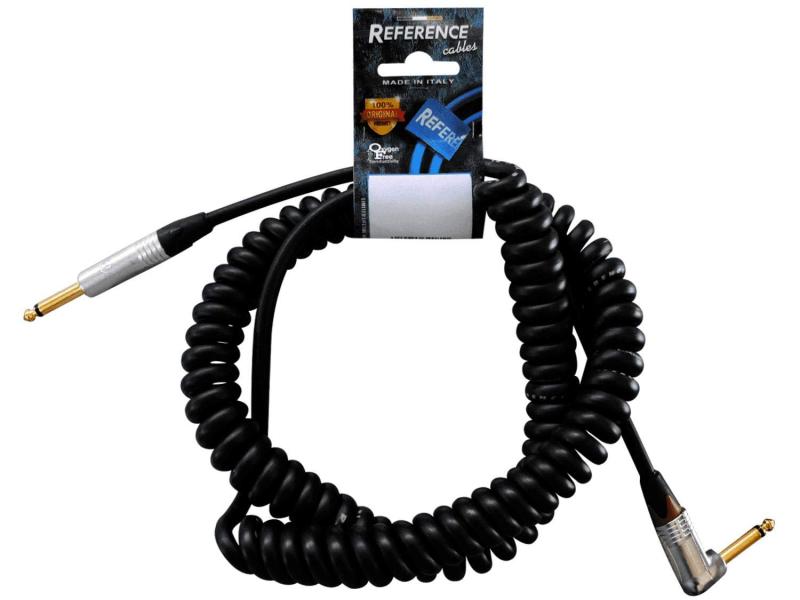 Reference Cables RIC01V ヴィンテージ用 ストレート-L字 5mヴィンテージ楽器特有なブライトなトーンを得られるカールコードにも拘わらず高品質なサウンドギター側のケーブルの直線部が長めに作られ使いやすい音質への影響を考...