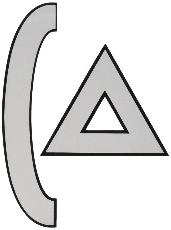 バイクパーツセンター(Bike Parts Center) 三角ステッカー 前後セット 原付2種用 9056三角ステッカーセット原付二種用前後セット梱包サイズ:14.8 x 11.3 x 0.02 cm重量:30 g