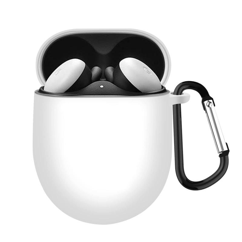 【2023改良モデル】ANYOI Google Pixel Buds 2 用 ケース 全面保護カバー シリコンケース 軽量 防塵 耐衝撃 装着充電可能 全面保護 キズ防止 Google Pixel Buds 2 対応 (ホワイト)【対応機種...