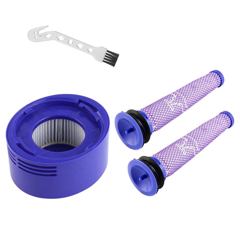 Alioay ダイソン V6 掃除機 用 フィルター 掃除機フィルター HH08 SV09 SV07 シリーズ用 互換フィルター V6 プレフィルター(2個)+ポストフィルター (1個)…【ポストモーターフィルター】材質：HEPA、耐久性の...