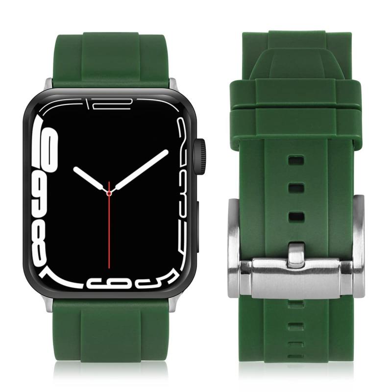 ANGKMA Apple Watch バンド41mm 40mm 38mm シリカゲル 交換ベルト Apple Watchシリーズ 7/6/5/4/3/2/1/SE対応