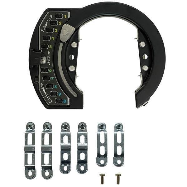 J&amp;C(ジェイアンドシー) 可変式ボタンリング錠JC－080CLB BKJ&amp;C(ジェイアンドシー) 可変式ボタンリング錠JC－080CLB　BK ・10個のボタンで好きな番号で設定可能 ・桁数は自由 軽快車/電動アシスト付き...