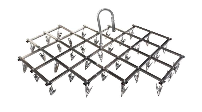 ジアン ピンチハンガー ステンレス 洗濯 折りたたみ 伸縮自在 洗濯ハンガー 35個 物干しハンガー 室内物干し 錆びない 省スペース コンパクト 軽い【色々な使い方ができるハンガー】伸縮自在なステンレスの折りたたみ式ハンガー。幅広く伸縮す...