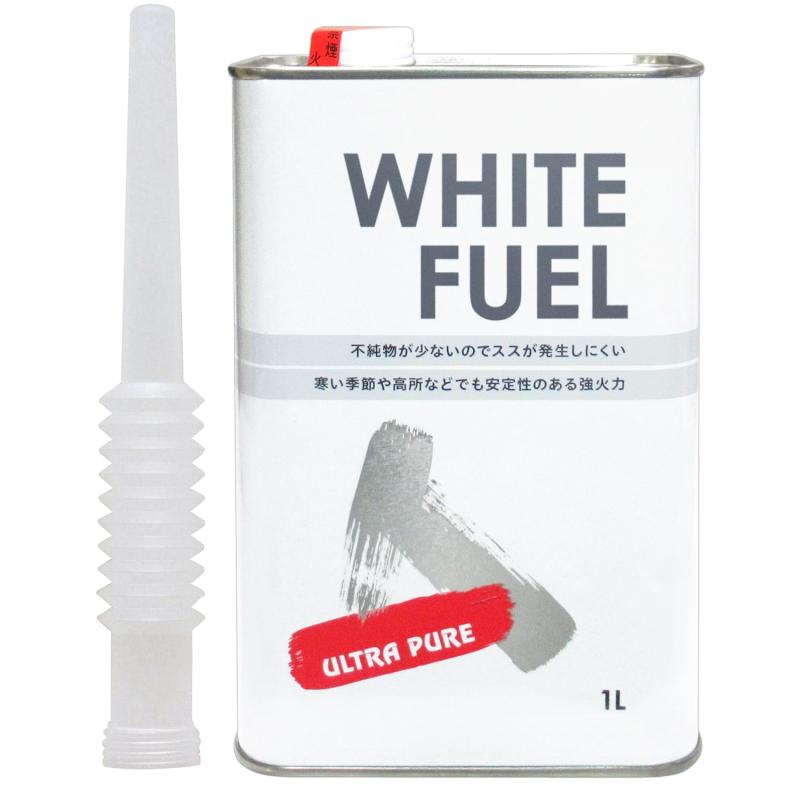 AZ ホワイトフューエル WHITE FUEL ホワイトガソリン 1L 注油ノズル付 ULTRA PURE FR001成分:工業ガソリン (ベンゼン、トルエン、キシレン、ノルマルヘキサン、エチルベンゼンを含む)