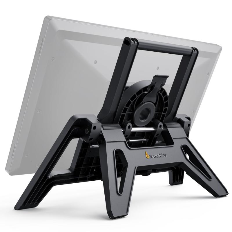XENCELABS ペンディスプレイ 24インチ 液晶ペンタブレット ペンディスプレイ24用 マルチアクシススタンド VESA対応の人間工学に基づいた調整可能なアーティストスタンド、回転と傾斜、縦向き人間工学に基づいた柔軟性：スタンドの高さ...