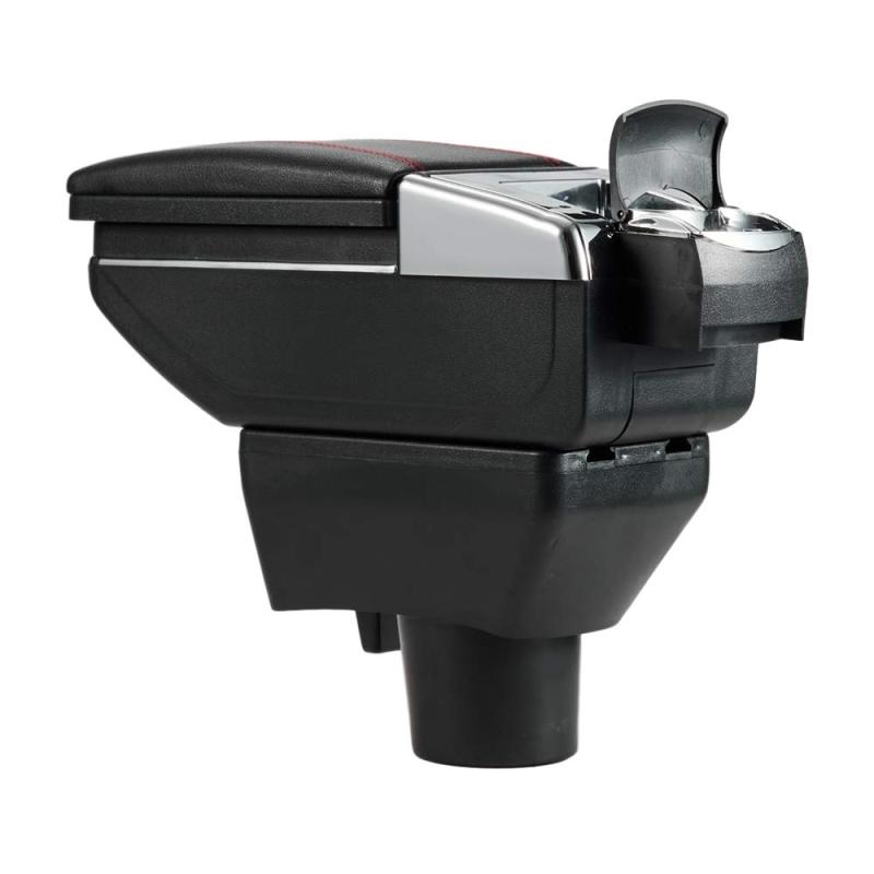 Shengkai アームレスト アクア NHP10系 及び ヴィッツ に適用する, 多機能 肘掛け 収納ボックス コンソールボックス ドリンクホルダー 灰皿付き 小物入れ