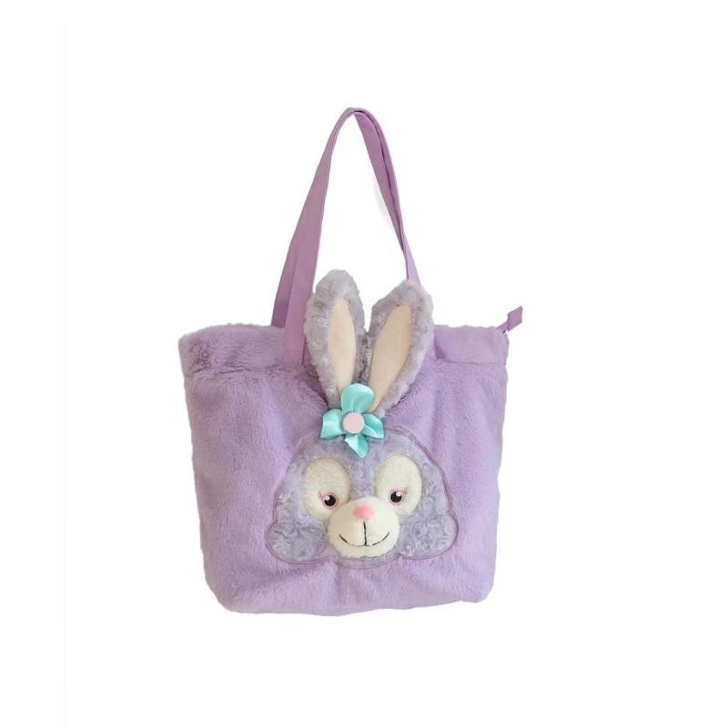 ダッフィー ステラルー キャラクター かわいい トートバッグ コットン化粧ポーチ 収納ポーチ 化粧ポーチ メイクポーチ ガジェットポー 大容量 化粧品収納 ファション 通勤 小物入れ 普段使【素材】上質なぬいぐるみ素材を採用し、ふわふわで柔...