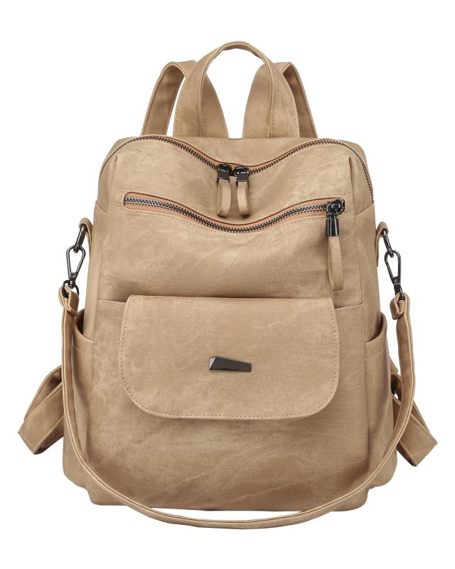 [FSD.WG] リュック レディース A4対応 軽量 防水 通勤 通学 おしゃれ 大人 サイズ感 マザーズバッグ リュックサック PUレザー ビジネス 外出 旅行PC、a4雑誌、iPad、傘、パソコンなどの物が収納ができます。ストラップの...