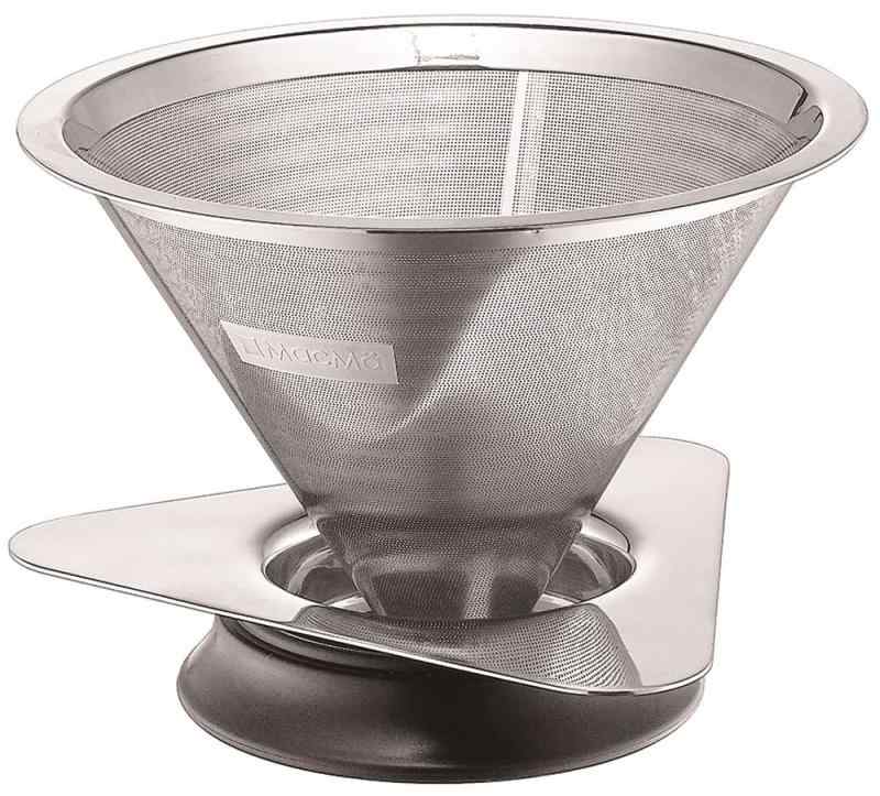 マックマー(Macma) コーヒードリッパー カフェメタル AA0113サイズ(約):11×11×7.5cm本体重量(約):76g素材・材質:本体/ステンレス、トレイ/ポリプロピレン (耐熱温度 160度)生産国:中国食器洗い乾燥機:使用可