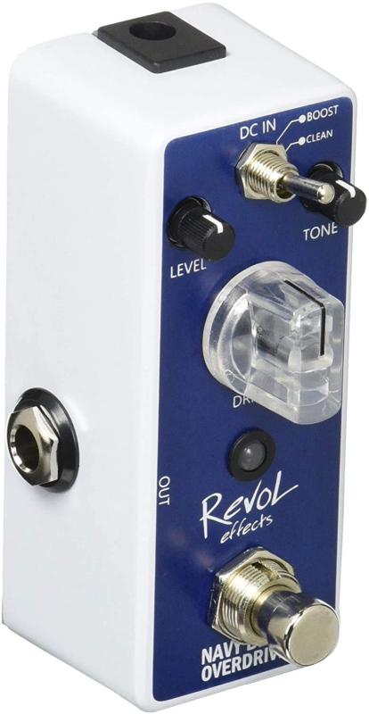 レヴォルエフェクツ(RevoL effects) Revol effectsエフェクター オーバードライブ NAVY BLUE OVERDRIVE EOD-012種類のドライブモードに加え、広いダイナミックレンジを兼ね備えた、チューブライク...