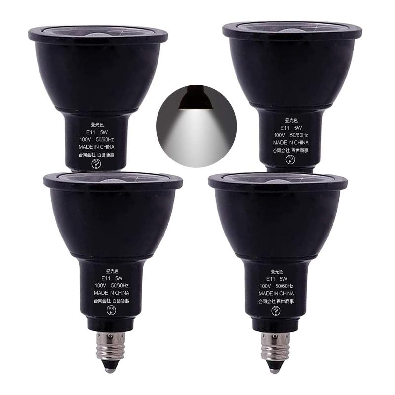 E11 LED 電球 スポットライト 調光器対応 5W 50W型相当 E11口金 LED 電球 500LM 高輝度E11 LED電球 高演色 長寿命 省エネ AC100V JDRΦ50 ビーム角40° 4個入り【E11 LED 電球 製品仕...