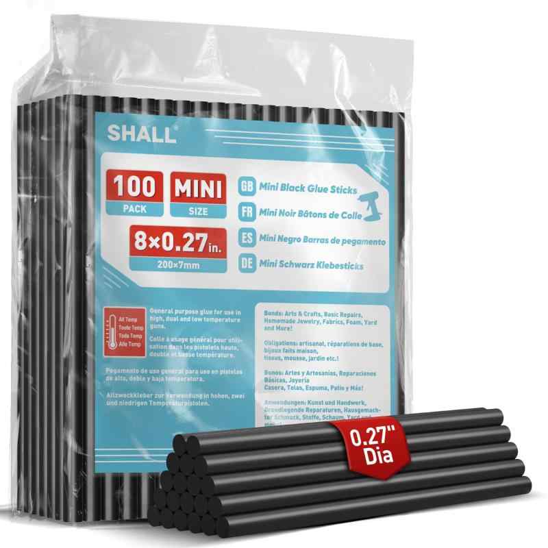 SHALL 100本入 ホットメルトグルーガン用スティック 強力粘着