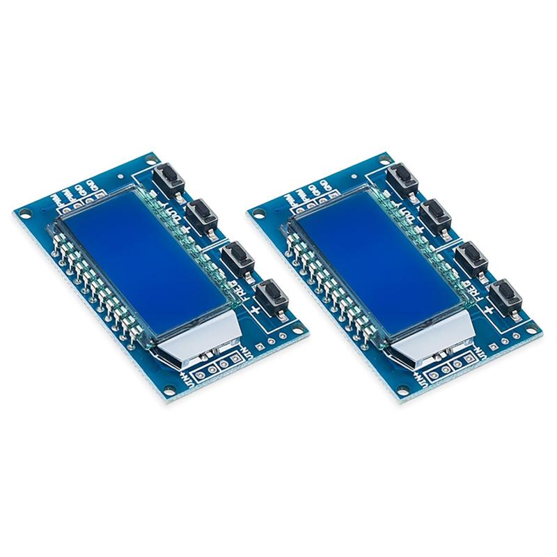 PWM パルス信号発生器 pwm モジュール 信号発生器モジュール【2個入り】調整可能なPWMパルス周波数デューティサイクル 1Hz~150KHz 方形矩形波信号発生器 3.3~30V LCDディスプレイ【モジュール・パラメーター】動作電圧...