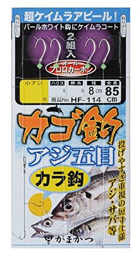 がまかつ(Gamakatsu) カゴ釣りアジ五目仕掛(カラ鈎)HF114 8-2.