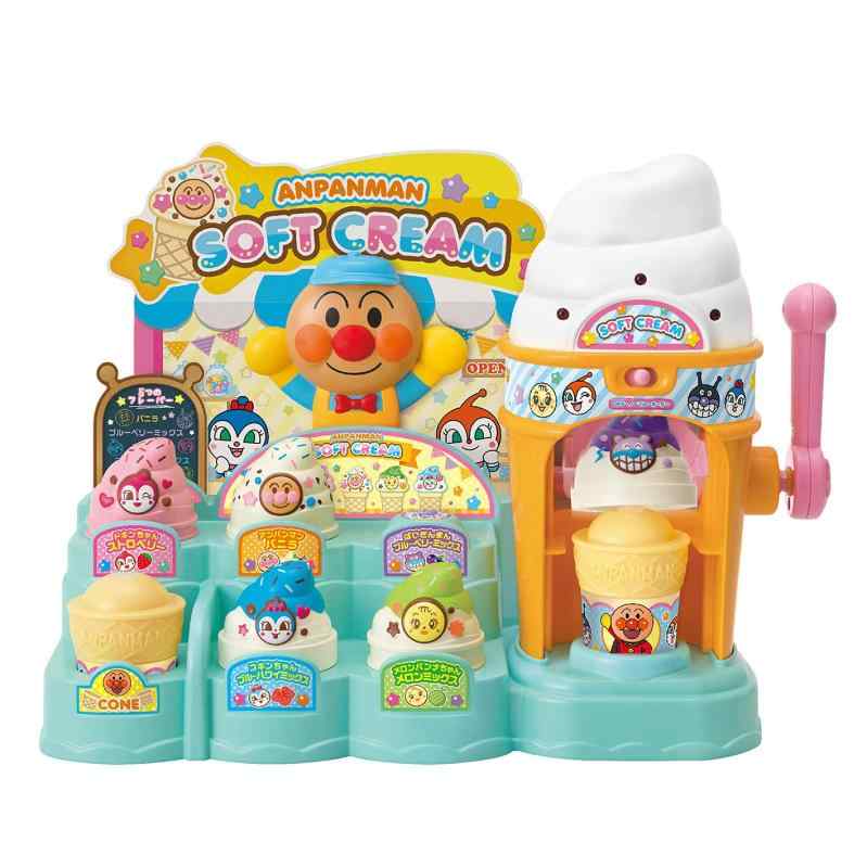アンパンマン くるんとポン おしゃべりフレーバー アンパンマンのソフトクリームやさん(C)やなせたかし/フレーベル館・TMS・NTV対象年齢:3歳商品サイズ:337x245x160mm電池:単4x2本(別売)原産国:中国