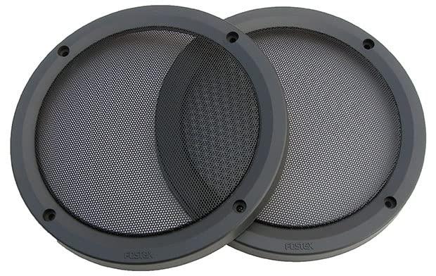 Fostex 20cmスピーカーユニット用 スピーカーグリルセット 2個1組 KG820P20cm用スピーカーグリル(ラウンドフレーム対応)2個1組適合モデル：FE208EΣ、FE208NS、FW208HS付属品：木ネジセット