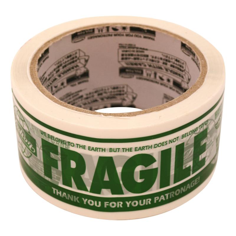 PRINTED PACKING TAPE（カートンテープ）【FRAGILE】 PPT-5品番：PPT-5
