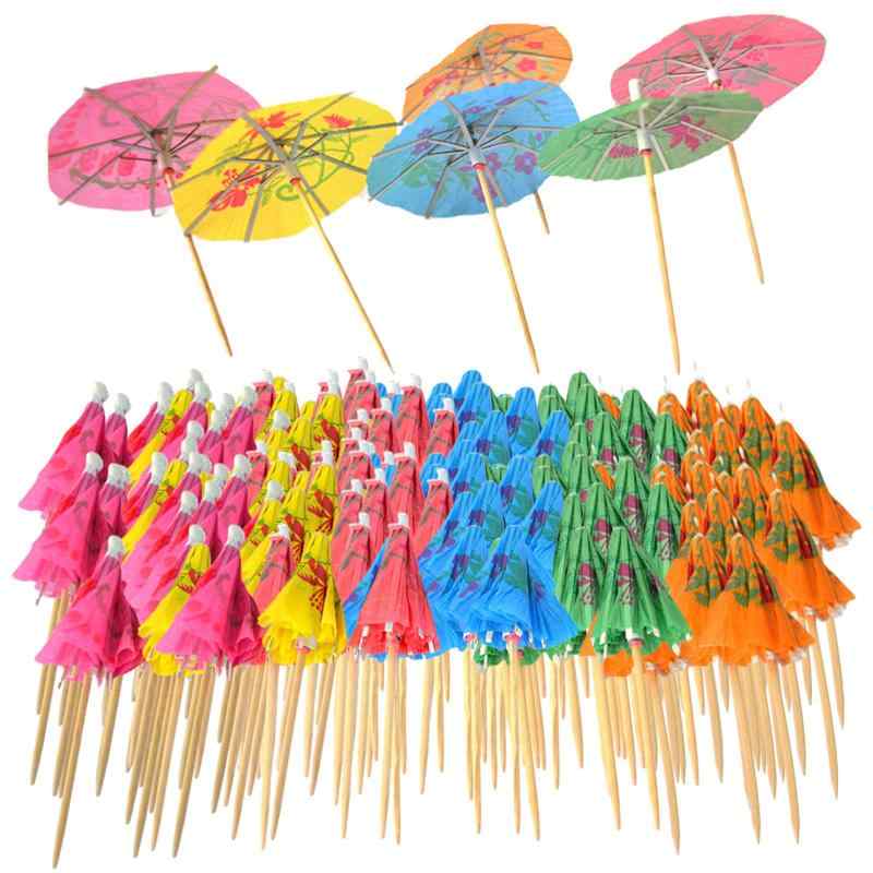 カクテル 傘 50個セット カクテルピック 竹 爪楊枝傘 カラフル ミニ紙傘 カクテルデコレーション パーティーグッズ フルーツピック ケーキ アイスクリーム 業務用 喫茶店 料理 飾り用 ラン【セット内容】カクテル傘50個セット。ミックス...