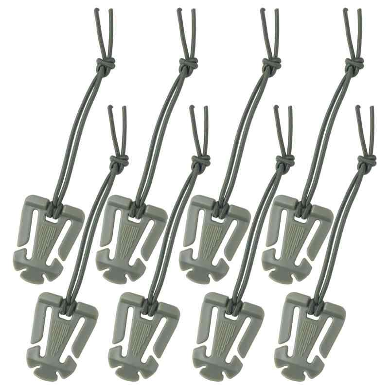 [huazontom] バックル クリップ ウェブドミネーター アウトドア用 リュック 紐 まとめる ベルトクリップ ストッパー 硬質プラスチック製 ベルト ゴム紐 高強度 ベルト調整 便利グッズ