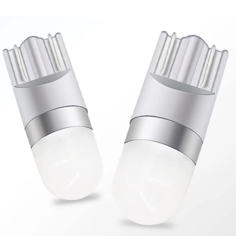 HooMoo T10 LED 爆光 2個 ハイグレードモデル 優しく明るい光拡散タイプ 3030LED素子 100000時間寿命 10-30v