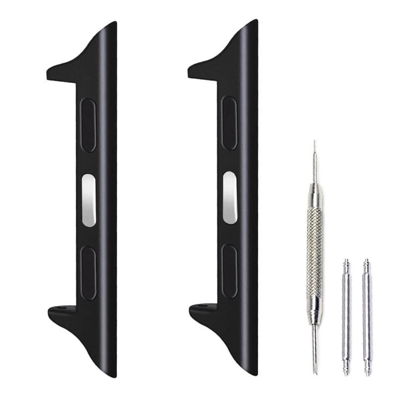 Miimall Apple Watch Seraies Ultra/8/SE2/7/6/SE/5/4/3/2/1 バンド アダプター ステンレス アップルウォッチ 49mm 金属コネクター Apple Watch 8 連結器 交換金具 ベル...