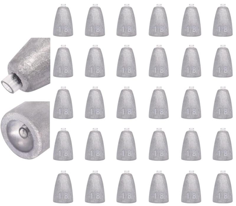 YZD バレットシンカー ワームシンカー 3.5g 1/8oz【30個】（保護チューブ入り）軟質チューブ（パイプ）入りで、ラインブレイクを防ぎ掛けた魚を逃しません。品質、機能性、安心感、全方位にコストを掛けました。トータルバランスを追求した...