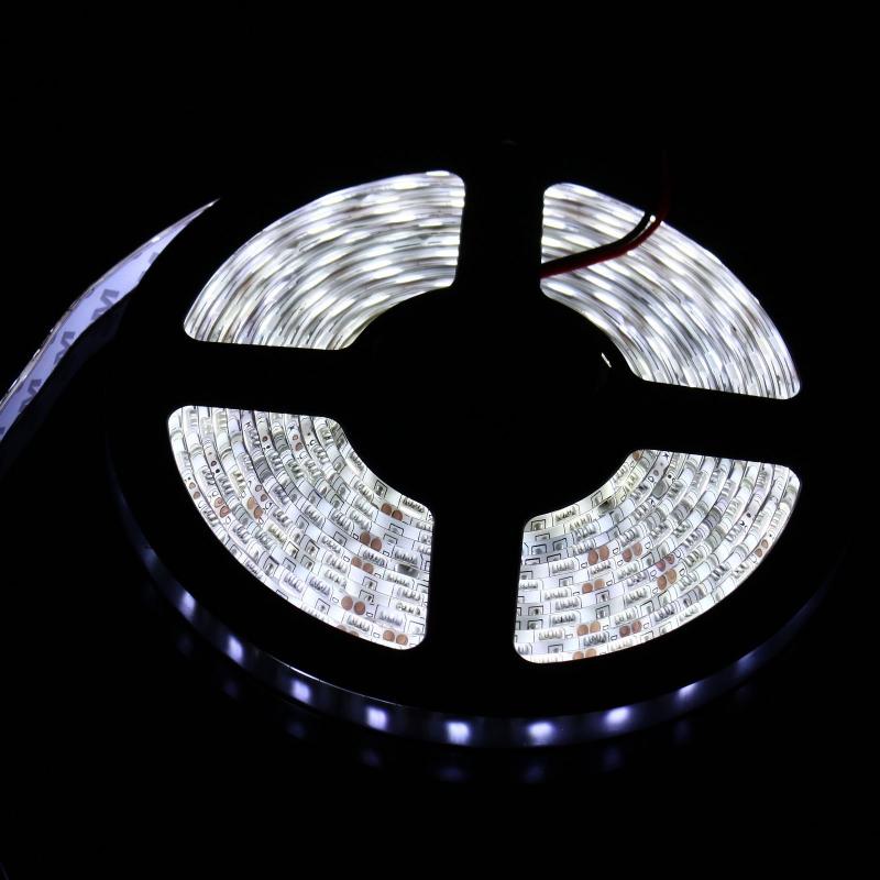 MyMei LEDテープライト 高輝度 5M 600連 5m/600LED SMD3528 切断可能 防水 バイク クリスマス ハロウィン パーティー イルミネーション 階段 車内 (非防水, ホワイト)総LED数：600個　2835/35...