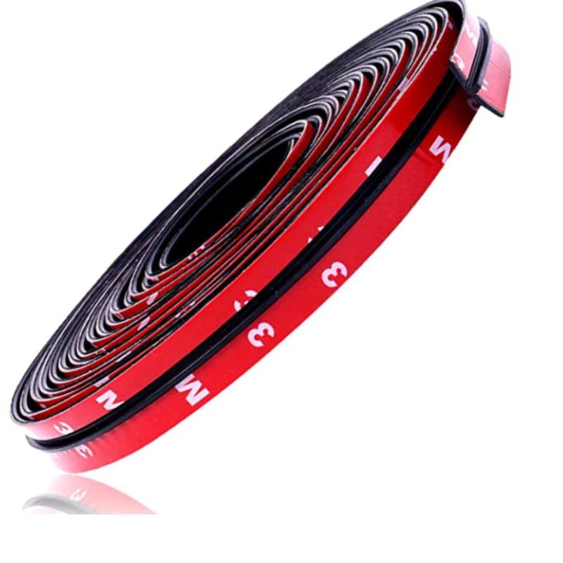 Quikaboo 車用ドアモール フロントガラス モール 車窓枠ゴム ガラスモール ゴム t型モール ドアモール 5m 14mm車のフロントガラスの隙間を埋め、雨風や騒音、ホコリの侵入を防ぐための車ドアエッジガード。長さが5mありますので、...