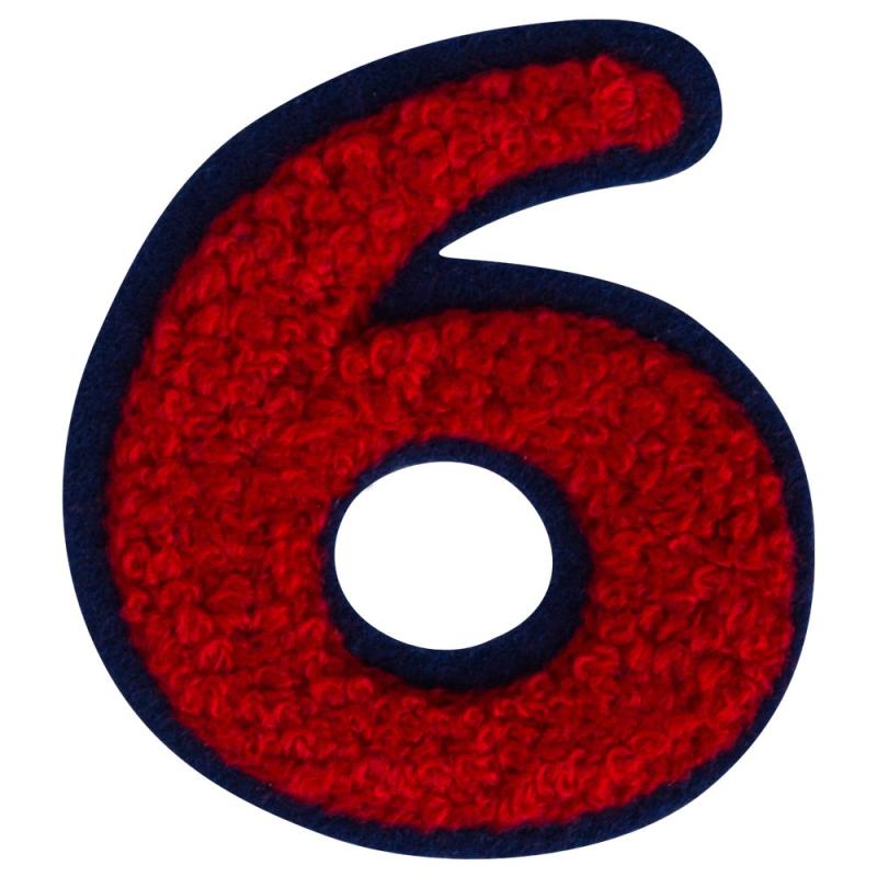 ミノダ シニールアイロンワッペン 数字6 P50I5750本体サイズ :W52mm×H58mm対象性別 :男女共用