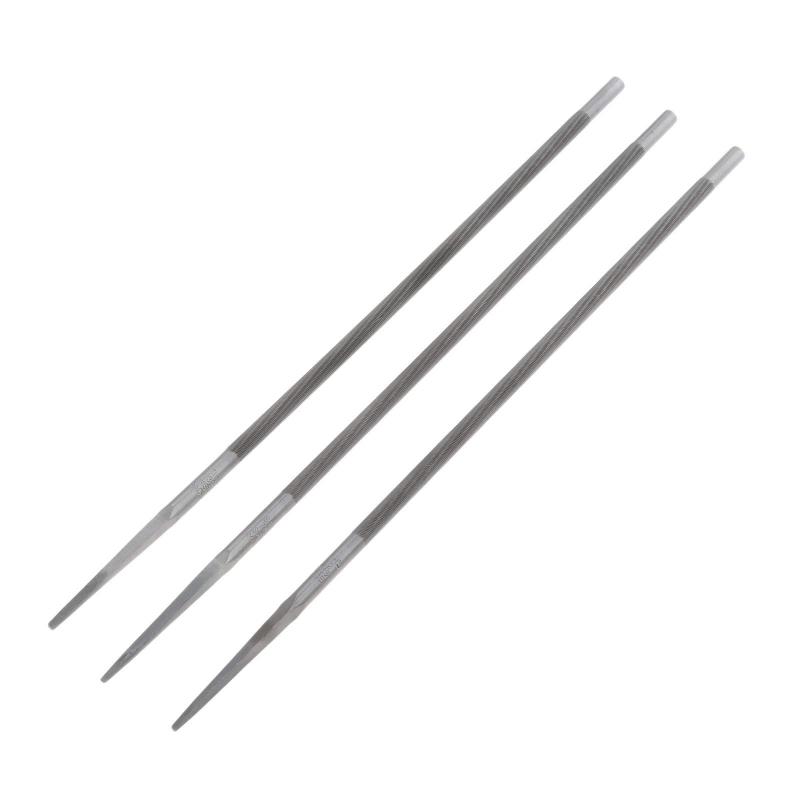 3 本 高炭素鋼T12 丸チェーンソー ソーチェーンファイル チェーンソー歯の鋭利化 ソーチェーン用 チェーンヤスリ製品名：丸チェーンソー ソーチェーンファイル 材質：高炭素鋼HRC 62。 4mm（5/32 ""）/ ...