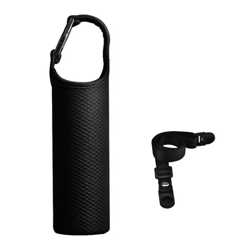 MINBOOT 水筒カバー サーモス水筒カバー 水筒 カバー 保冷 断熱 550ml 調節可能なショルダーストラップある 7cm 以下直径のボトルに合う【水筒とペットボトルに適用】弾力性がある特殊な材料で作られて、ボトルのサイズに合わせて広...