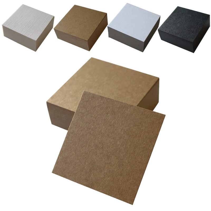 BAY LETTERPRESS アクセサリー台紙 無地 57×57mm