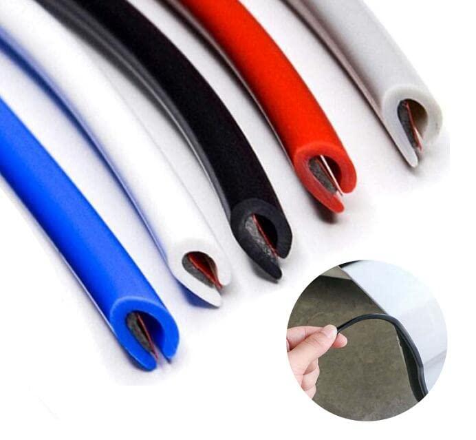 ドアモール 車 傷防止 ドアカバー プロテクター ガード 傷防止ドアガード 風切り音防止 着脱簡単 防塵モールの幅も目立ち過ぎず丁度いいサイズ<br>車のドアオープン時(開閉時)に隣の車や壁などへの接触による衝撃緩和やキズを防止...